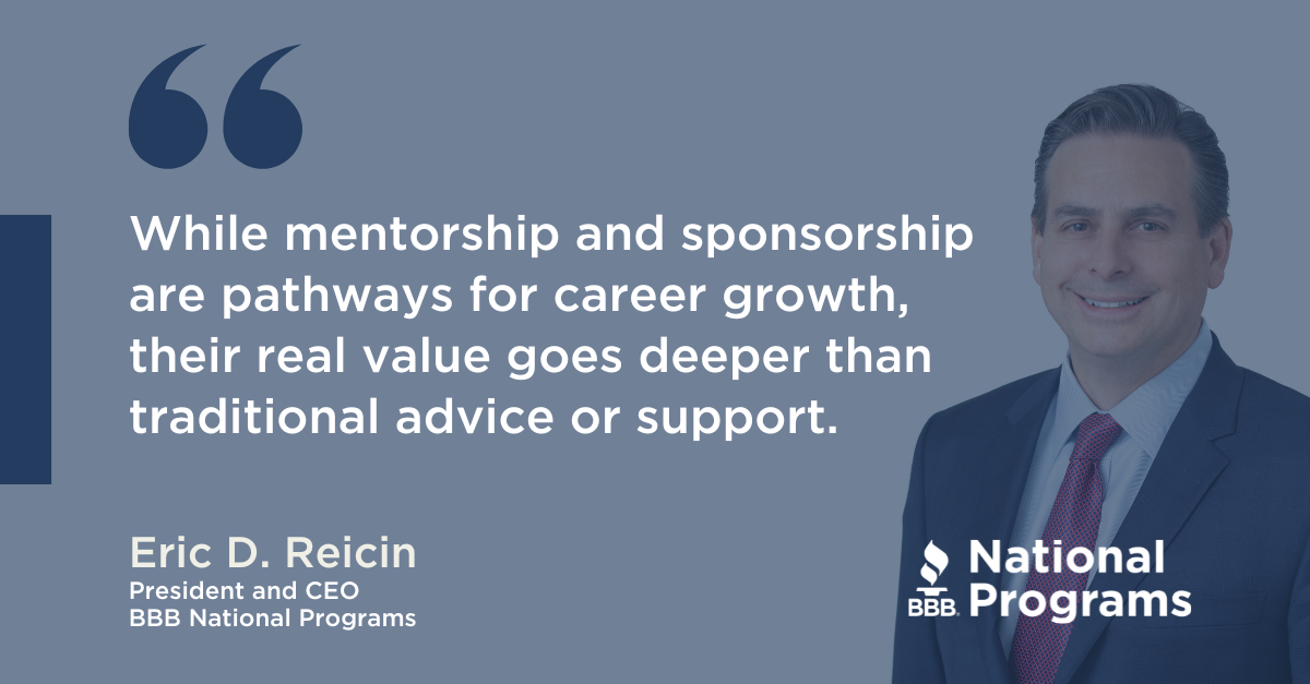 Mentorship and Sponsorship: Shaping Careers and Growing Leaders - BBB ...