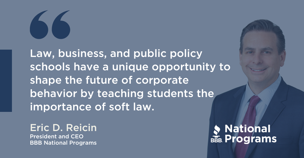 The Case for Teaching Industry Self-Regulation - BBB National Programs
